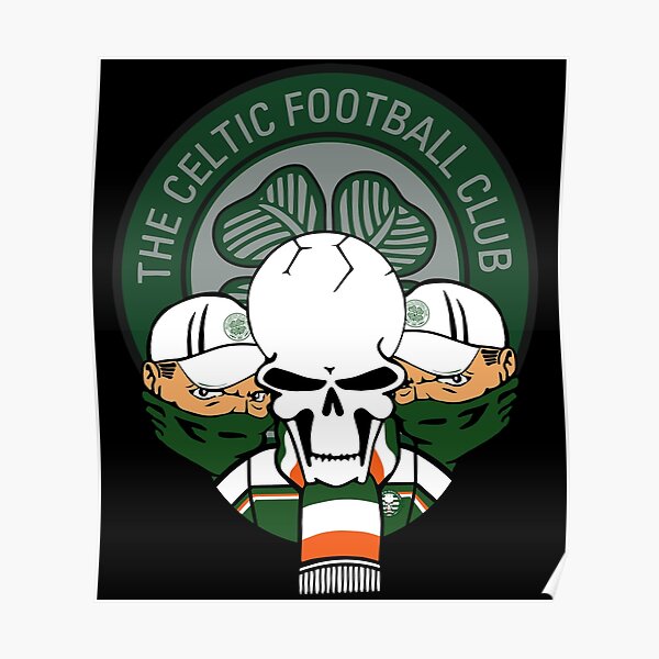 "Celtic FC -ULTRAS - Green Brigade" Poster by ULTRASart | Redbubble