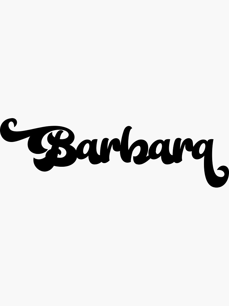 "Barbara Name, Barbara Calligraphy, Gift for Barbara, Custom Gift ...