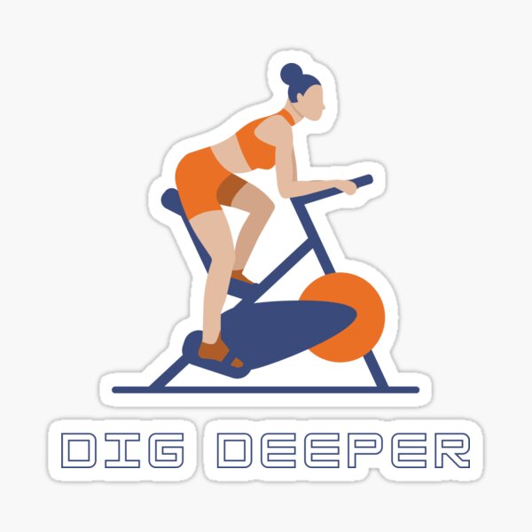 "DIG DEEPER! Cycling GYM Training and GYM Motivation Witty Friends ...