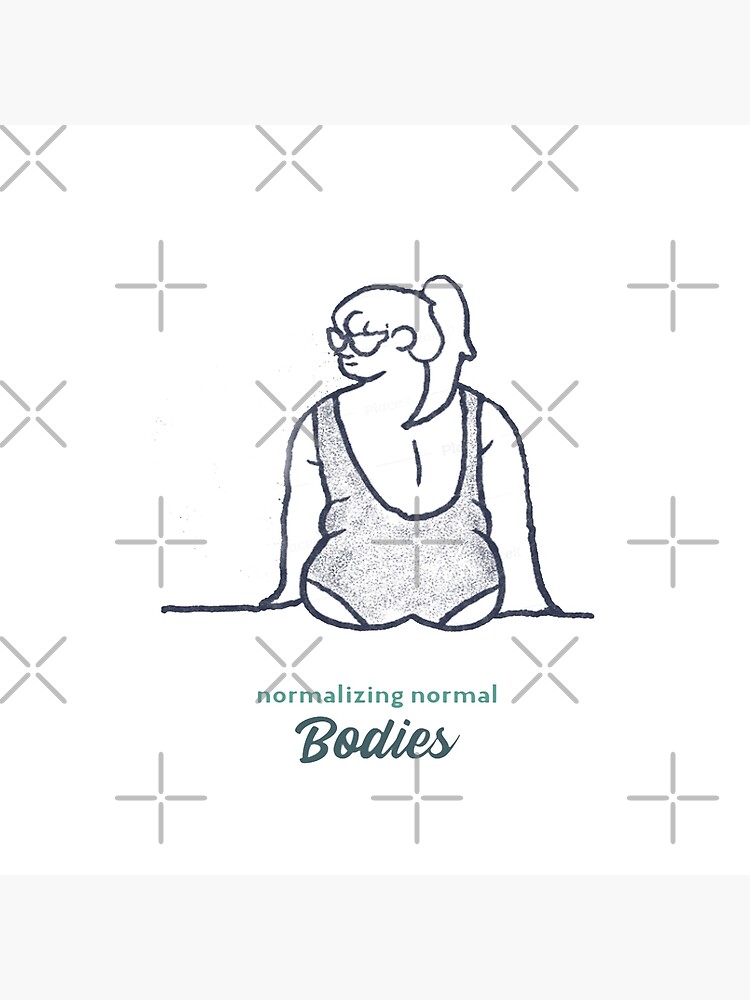 "normalizing normal bodies " Poster for Sale by anoteiii | Redbubble