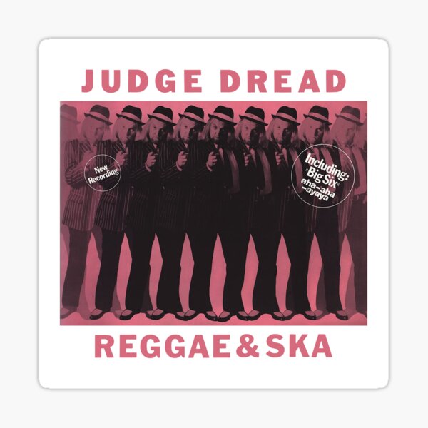 "Judge Dread Reggae And Ska" Sticker by indycowa | Redbubble