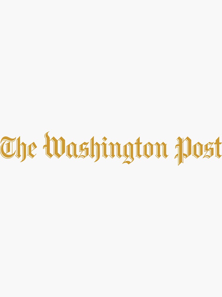 "Terrific The Washington Post Design" Sticker for Sale by ryuditir ...