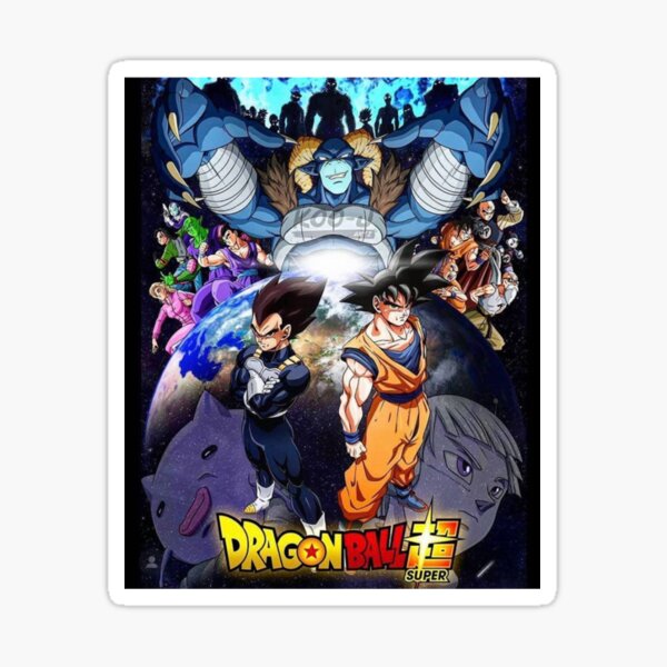 "Dragon ball super" Sticker for Sale by IsacKshlerin | Redbubble