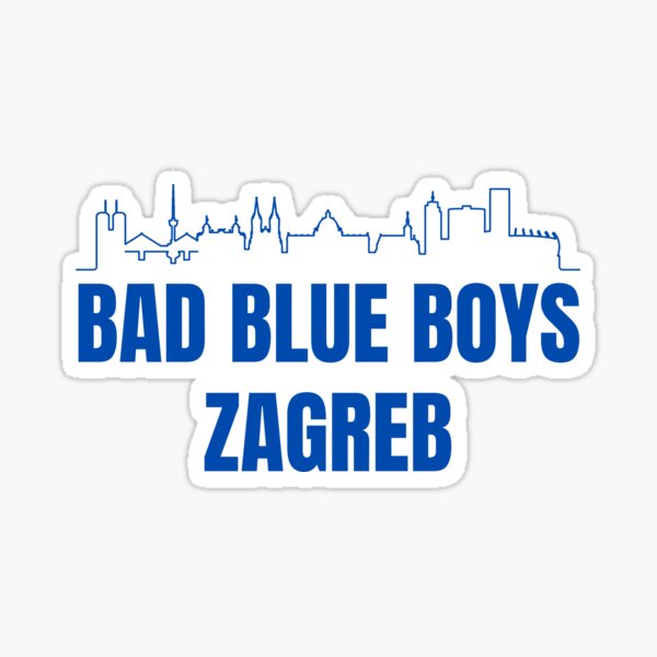 "Bad Blue Boys Zagreb" Sticker by dominikz96 | Redbubble