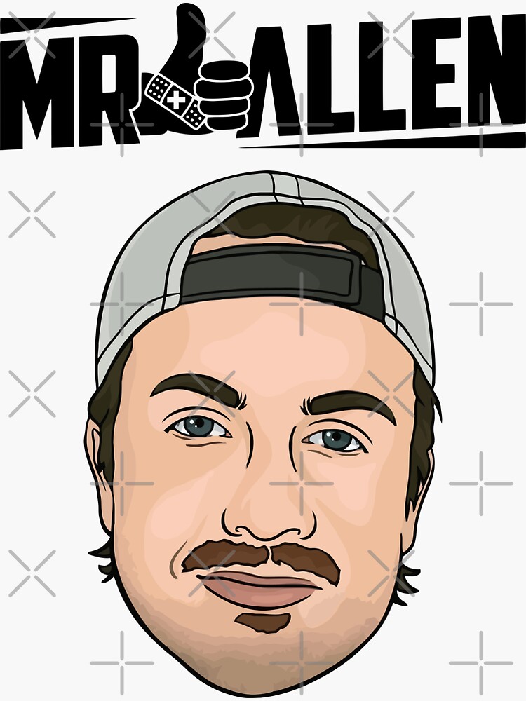 "MrBallen Merch Mr Ballen" Sticker for Sale by RommaniShop | Redbubble