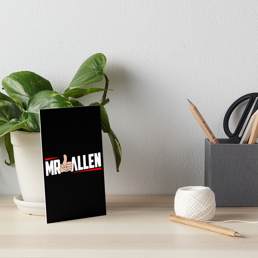 "MrBallen Merch Mr Ballen Logo" Art Board Print by RommaniShop | Redbubble