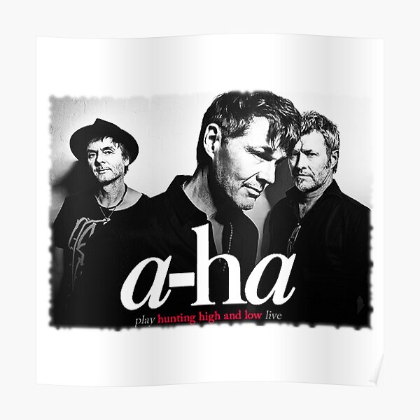 "aha take on me 2022 tour a-ha" Poster for Sale by cksonnan | Redbubble