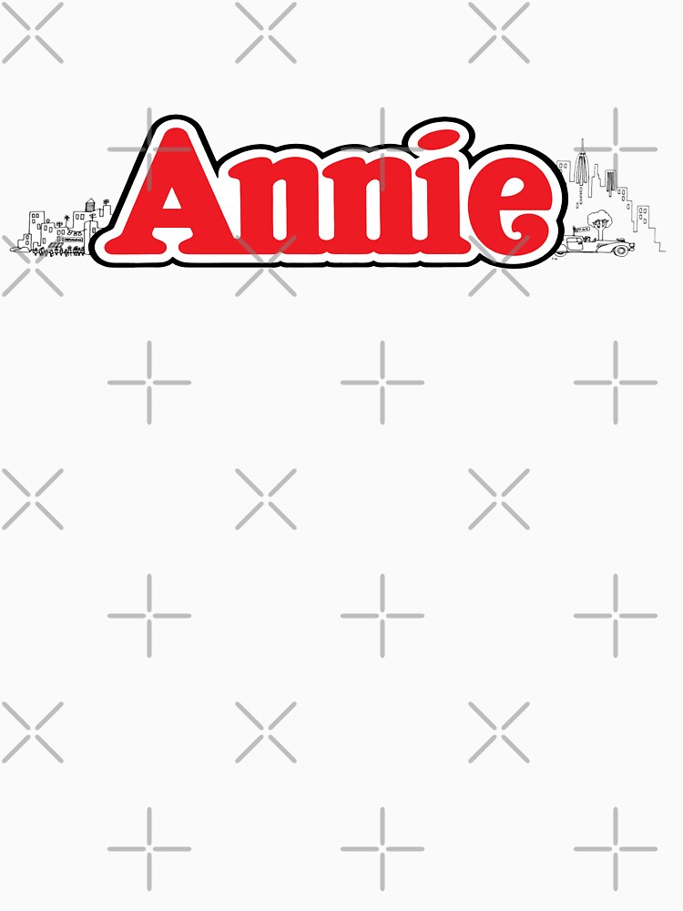 "ANNIE - Title with NY" T-shirt for Sale by DCdesign | Redbubble ...