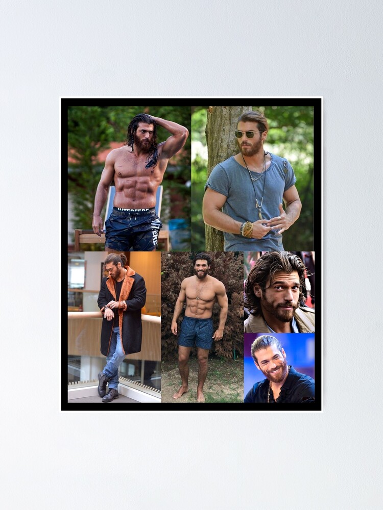 "can yaman" Poster for Sale by HydroRed | Redbubble