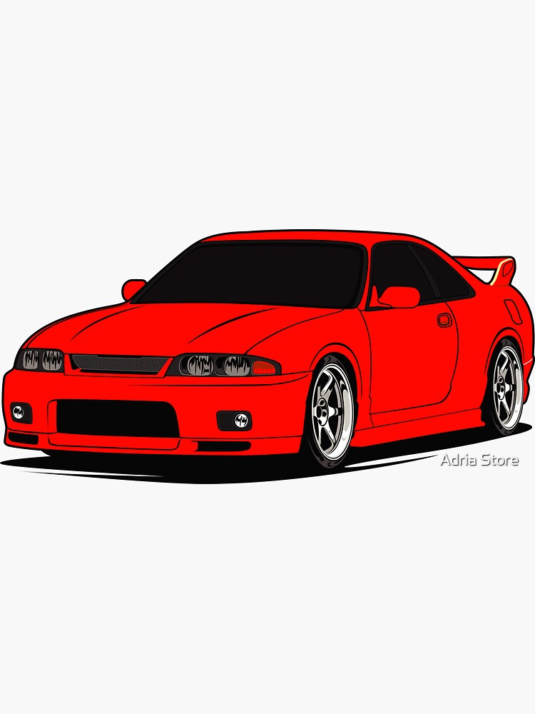"Nissan Skyline GTR R33" Sticker by MarioB | Redbubble
