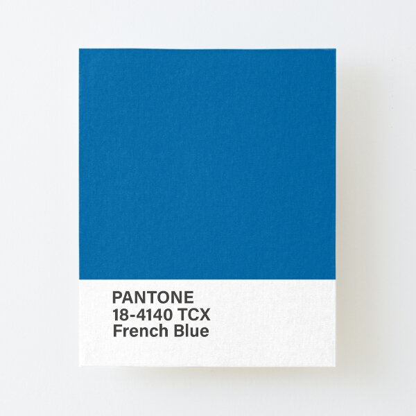 "pantone 18-4140 TCX French Blue" Mounted Print for Sale by princessmi ...