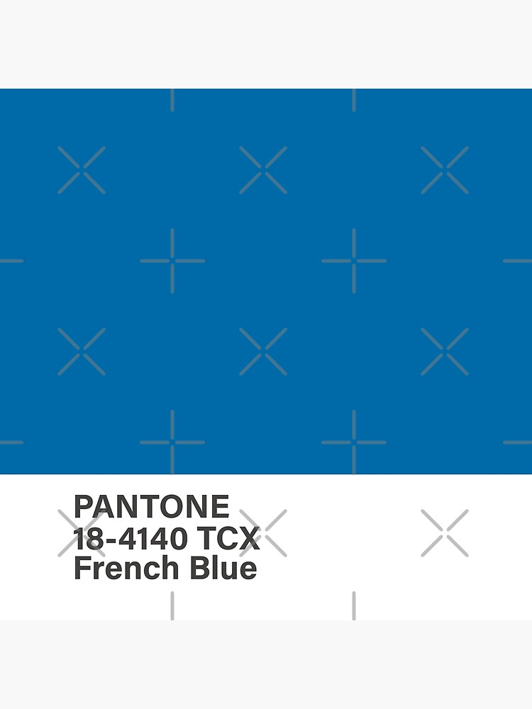 "pantone 18-4140 TCX French Blue" Art Print for Sale by princessmi-com ...