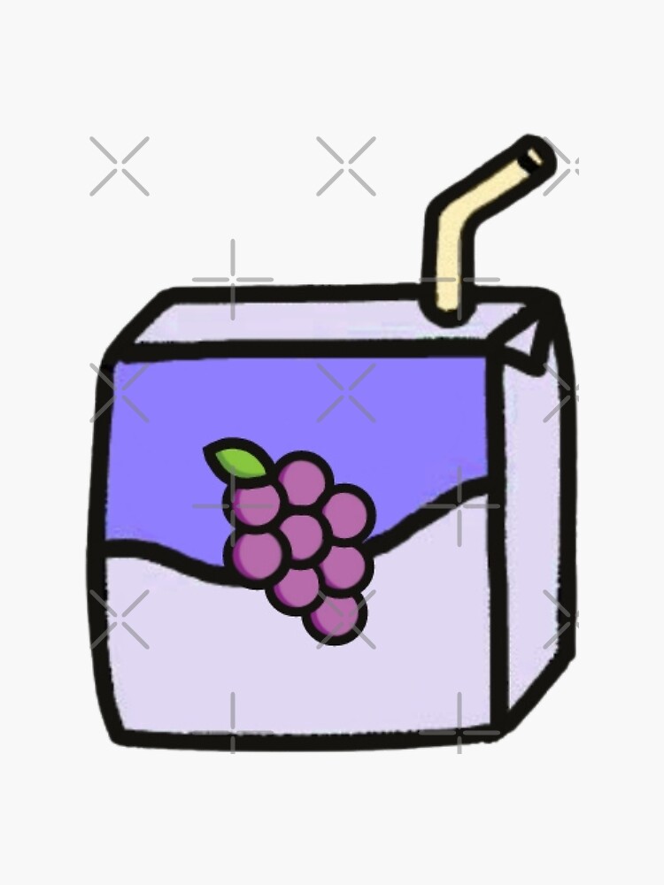 "Grapejuice" Sticker by haIfwayhome | Redbubble