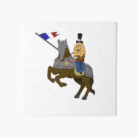 "Waffle french knight" Art Board Print for Sale by pagonizz | Redbubble
