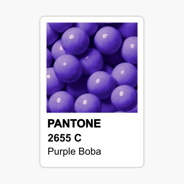 "Purple boba" Sticker by DreamPassion | Redbubble