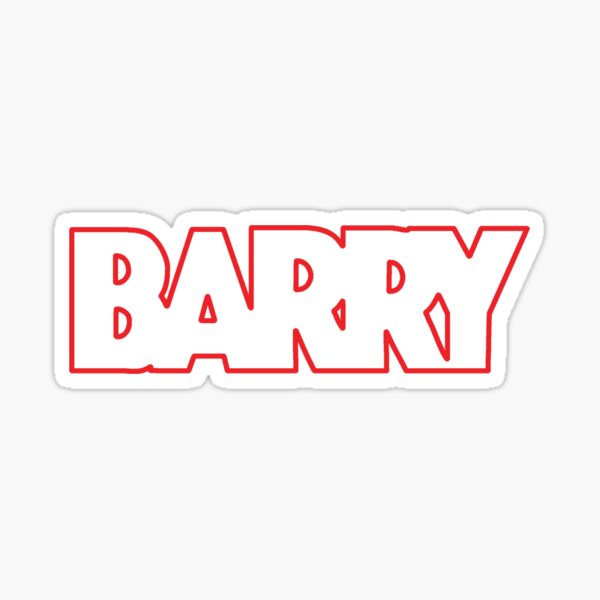 "Barry" Sticker by ROANVERWERFT | Redbubble