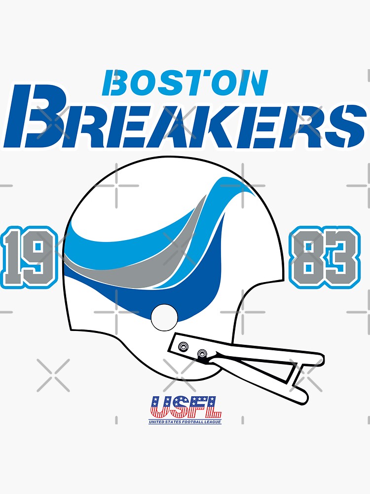 "Boston Breakers Helmet" Sticker by TeeArcade84 | Redbubble