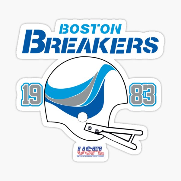 "Boston Breakers Helmet" Sticker by TeeArcade84 | Redbubble