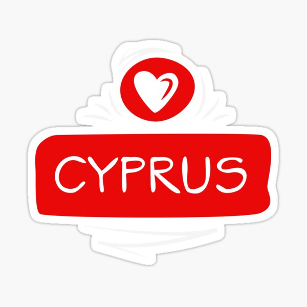 "Creative love (Cyprus) City." Sticker by khaledarabic | Redbubble