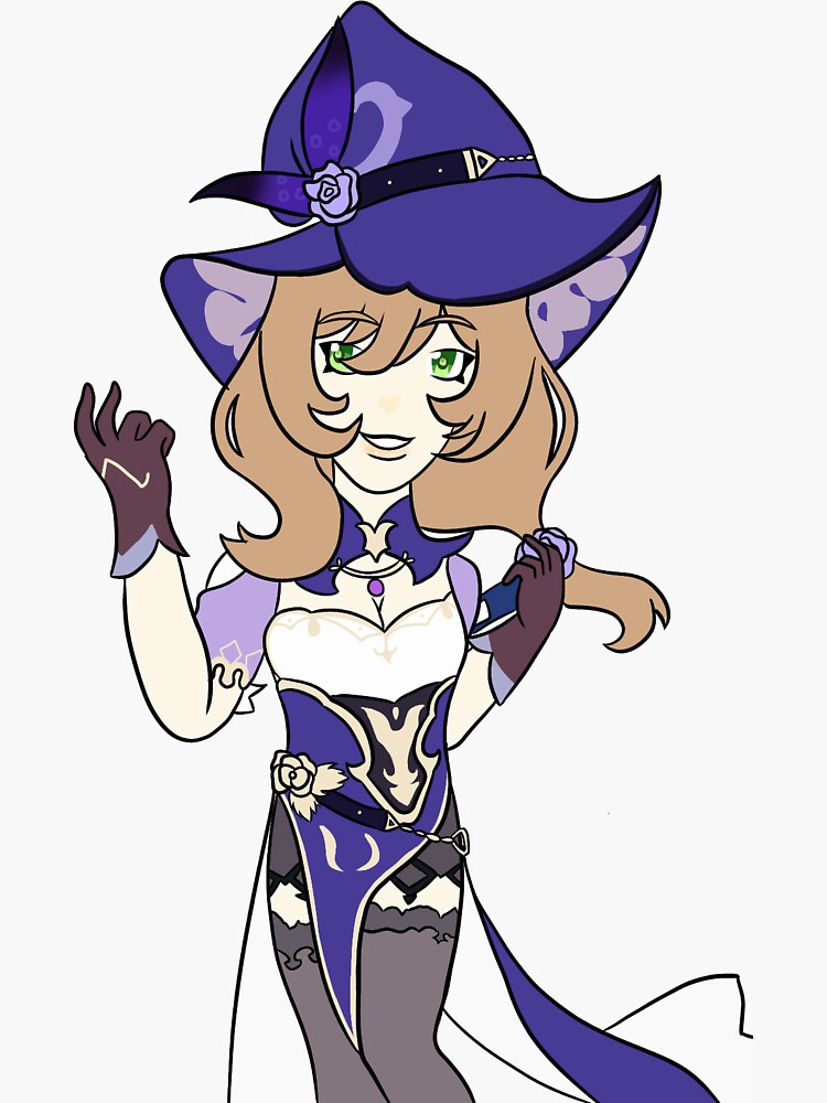 "Lisa Minci" Sticker by MewMewKitten | Redbubble