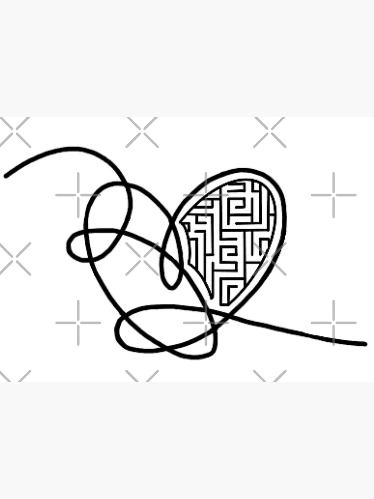 "BTS Love Maze" Sticker by bxbyat | Redbubble