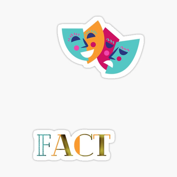 "fACT" Sticker by Puns-N-Such | Redbubble