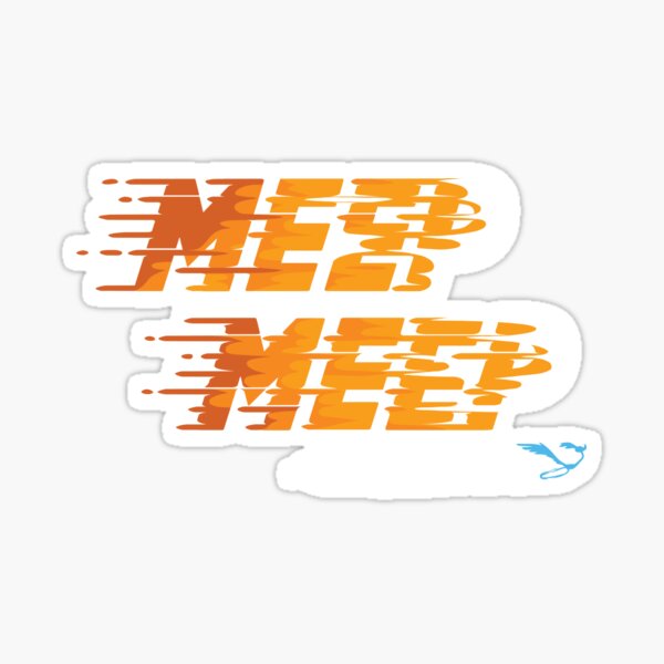 "Meep Meep" Sticker for Sale by polliadesign | Redbubble