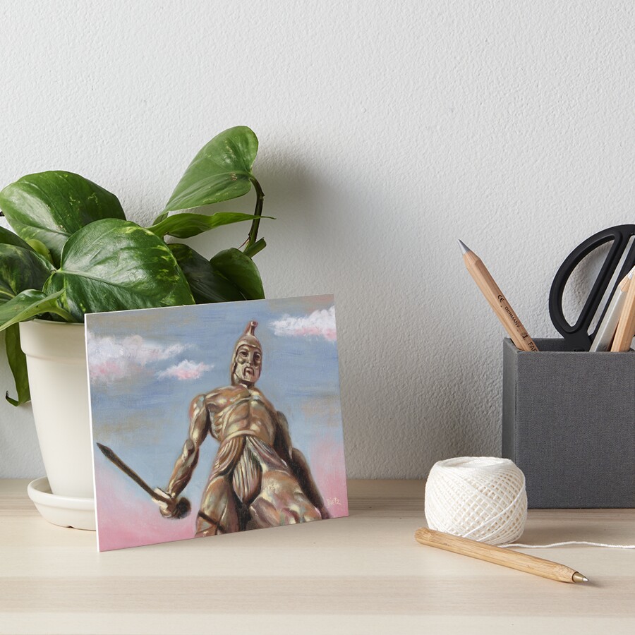 "The Mighty Talos" Sticker for Sale by SketchyThingz | Redbubble