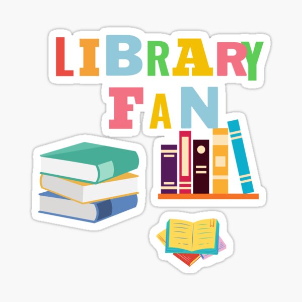 "Library" Sticker by SPREE9 | Redbubble