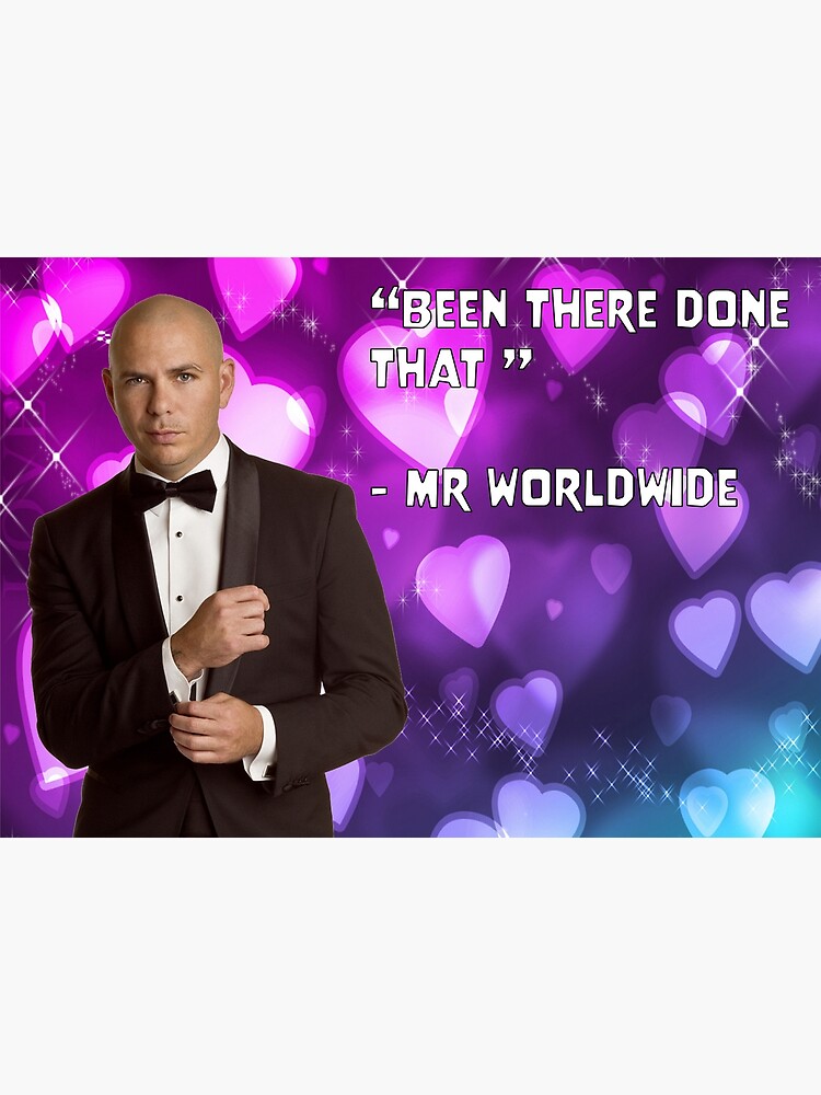 "MR WORLDWIDE" Poster for Sale by maisieturner | Redbubble
