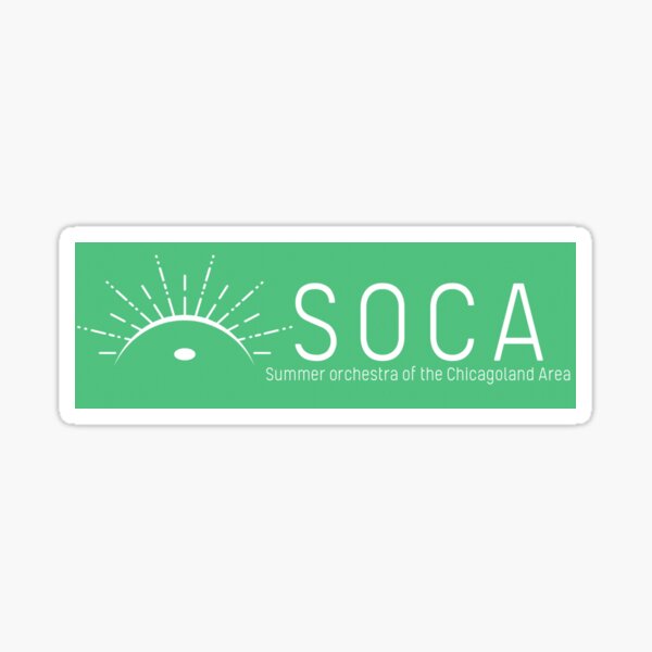 "SOCA " Sticker for Sale by musicslug | Redbubble