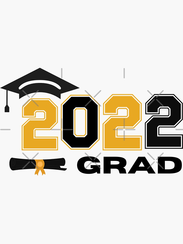 "Grad 2022" Sticker by E7enaki | Redbubble