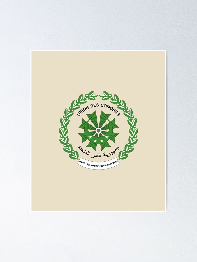 "National seal of the Union of Comoros - National Emblems" Poster for ...