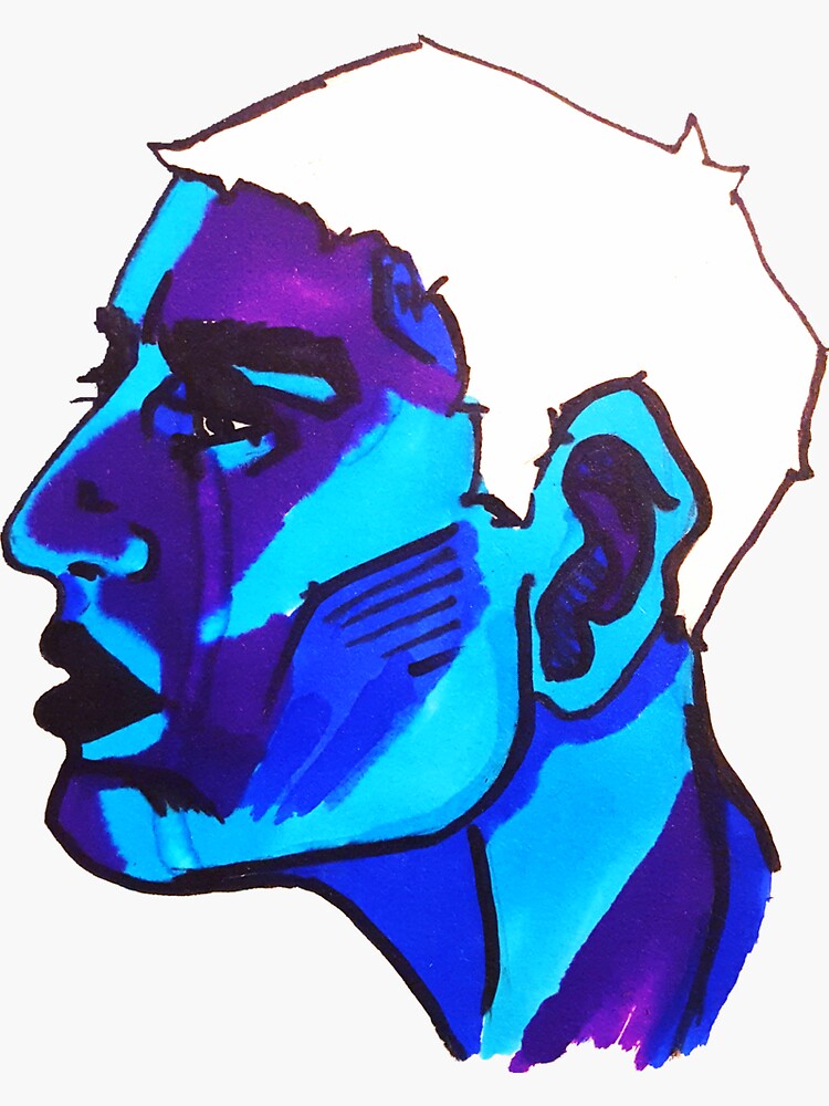 "Violet" Sticker by CrazyA213 | Redbubble