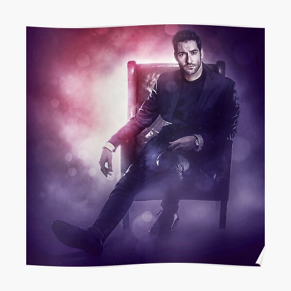 "Lucifer Morningstar" Poster by LaLaMora | Redbubble