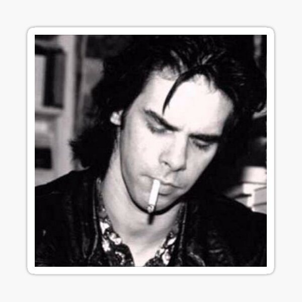 "Nick Cave Australian singer" Sticker by lo400 | Redbubble