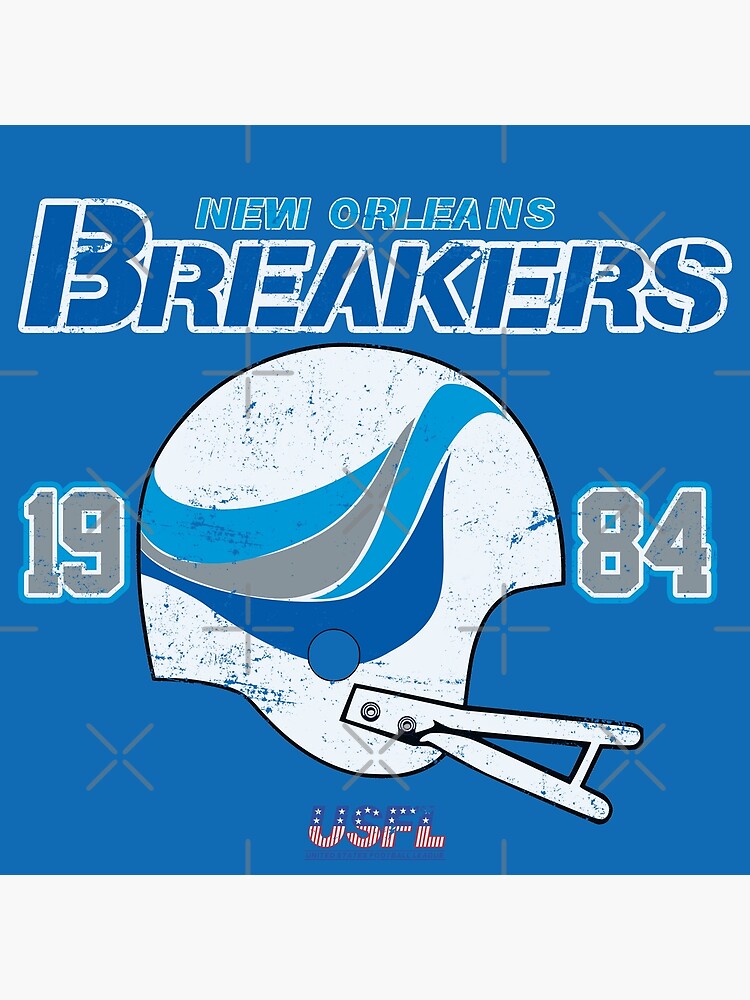 "Distressed New Orleans Breakers Helmet" Poster for Sale by TeeArcade84 ...