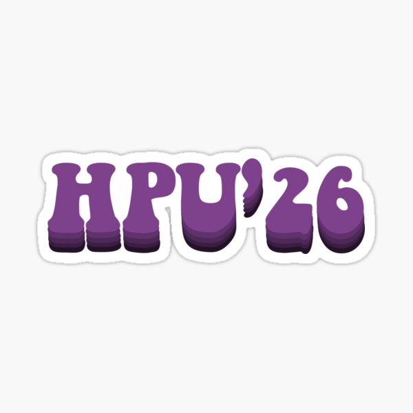 "High Point 2026" Sticker for Sale by Gspara | Redbubble