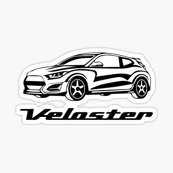 "Veloster Design" Sticker for Sale by ryanthedolphin | Redbubble