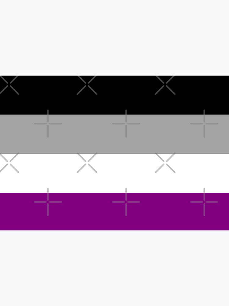 Asexual Pride Flag Poster For Sale By Gayesthetic Redbubble