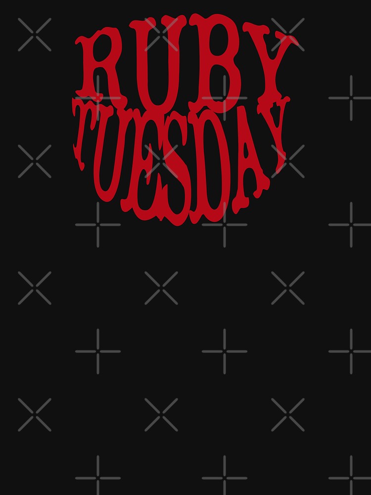 "Ruby, Rock Style" T-shirt for Sale by juliobenitez | Redbubble | music ...