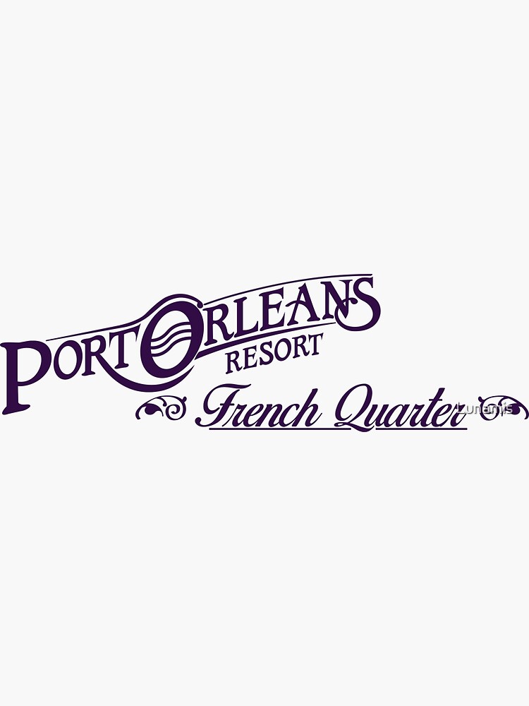 "Port Orleans French Quarter Resort " Sticker by Lunamis | Redbubble