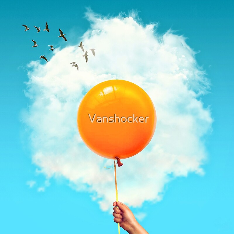"Sunny Fried Egg Balloon" by Vanshocker | Redbubble