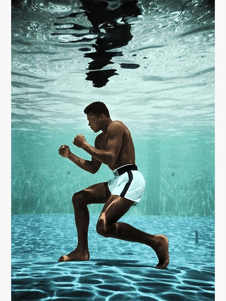 "Muhammad Ali On The Water II" Poster for Sale by JudyJacobsa | Redbubble