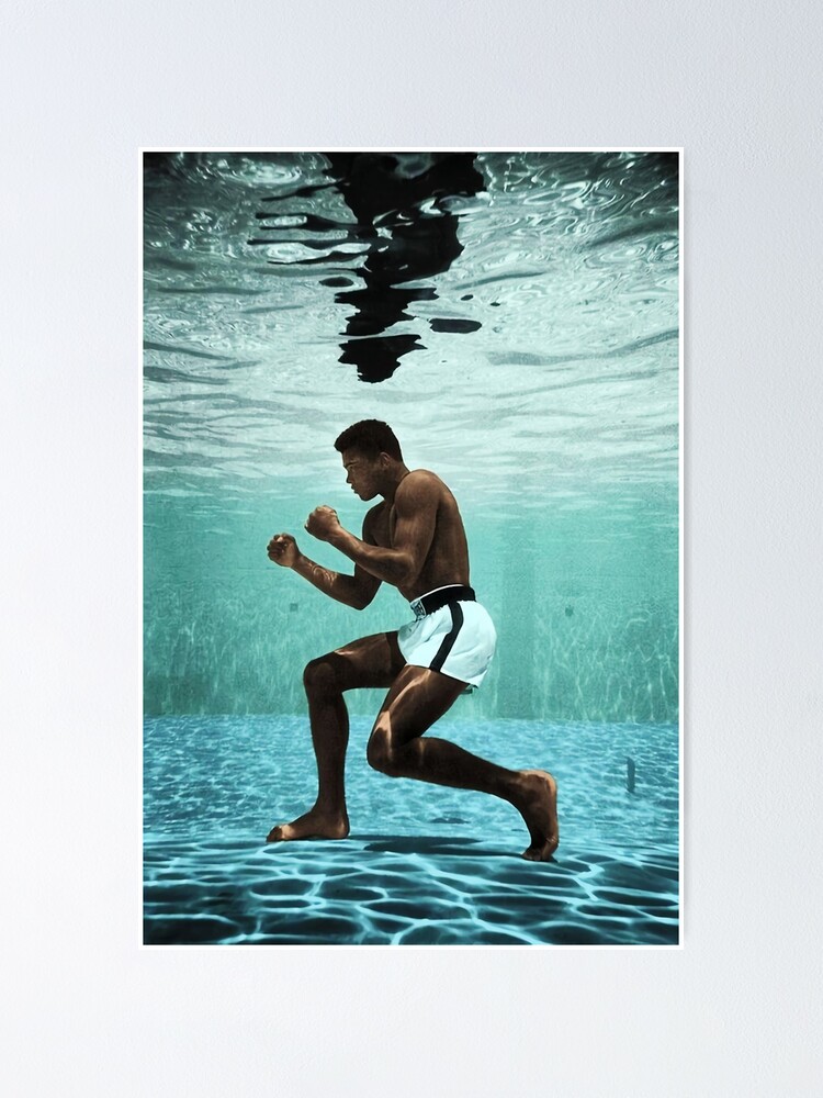 "Muhammad Ali On The Water II" Poster for Sale by JudyJacobsa | Redbubble
