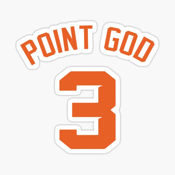 "Point God 3 CP3 fans shirt" Sticker by RJCruz | Redbubble