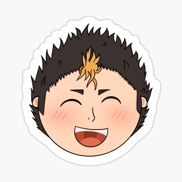 Haikyuu Nishinoya Yuu Sticker By Berrycutevibes Redbubble