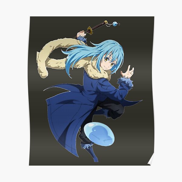"Rimuru Tempest - Tensei shitara Slime Datta Ken" Poster by Alexander9n ...