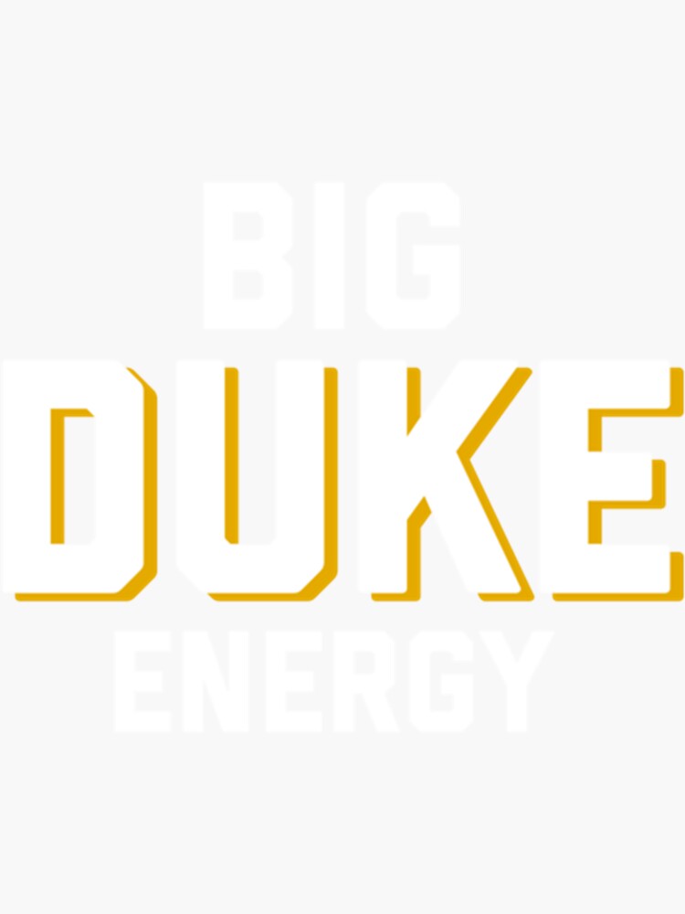 "JMU - BIG DUKE ENERGY " Sticker by StellasCosmos | Redbubble