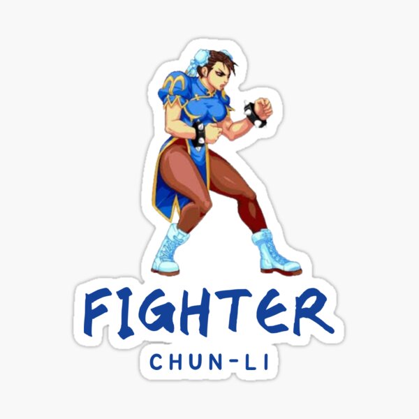 "Chun Li" Sticker by QuotesBubble | Redbubble
